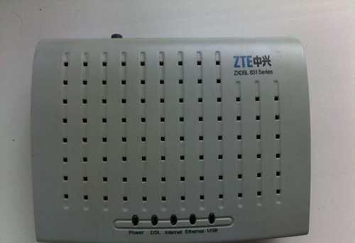 Adsl модем ZTE 831 AII