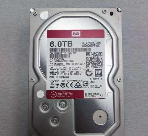 Жесткий диск WD Red 6TB