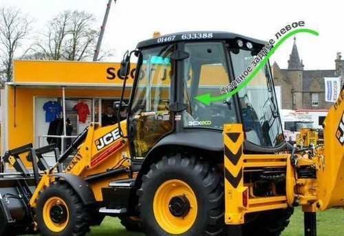 Стекло кузовное заднее левое на JCB 3cx-4cх 2003