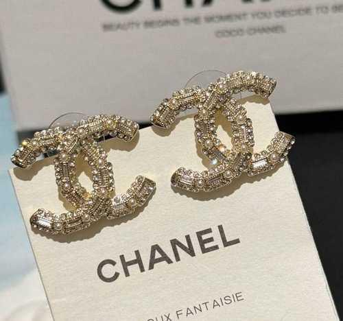 Серьги Chanel