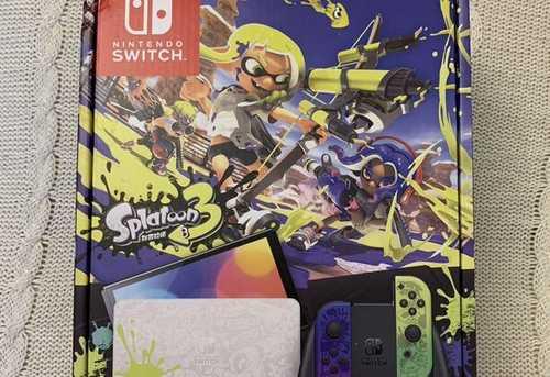 Nintendo switch oled splatoon 3 edition с чипом