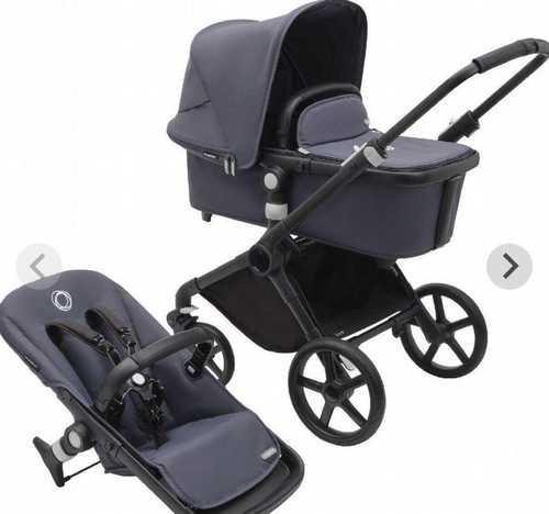 Коляска bugaboo fox cub stormy blue