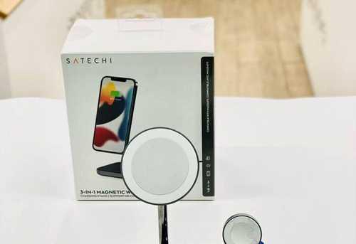Satechi magnetic wireless charging stand 3 in 1