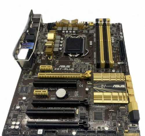 Отличная Asus Z87-Plus, 4x DDR3, LGA1150