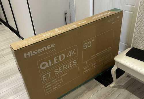 Телевизор hisense 50E7KQ, 50"(127 см), UHD 4K