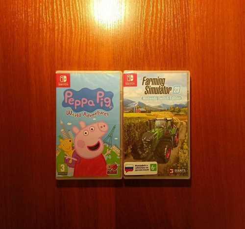 Peppa pig/farming simulator 23 nintendo switch