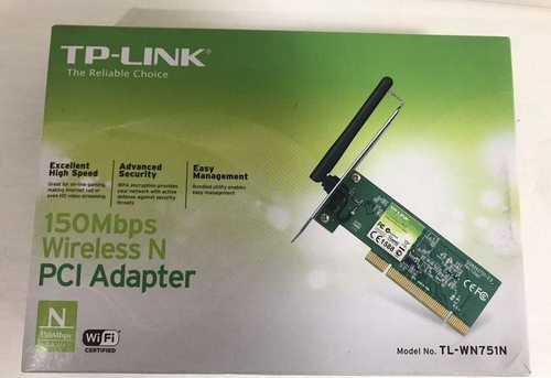 Беспроводной сетевой PCI-адаптер TP-link TL-WN751N
