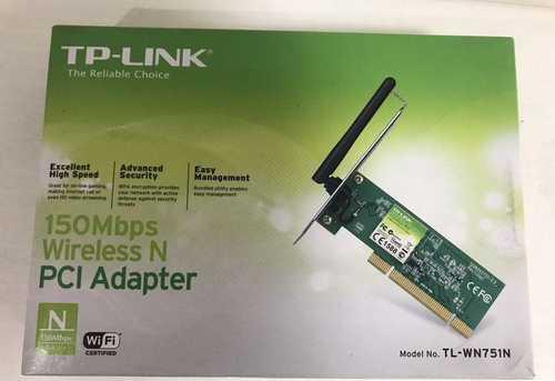 Беспроводной сетевой PCI-адаптер TP-link TL-WN751N