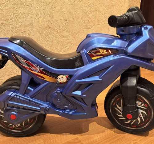 Мотоцикл-каталка Orion toys музыкальный руль