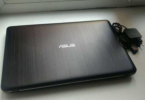 Офисный Asus 15.6" / 4 ядра / SSD 120Гб