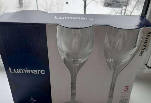 Бокалы для вина luminarc 3 шт