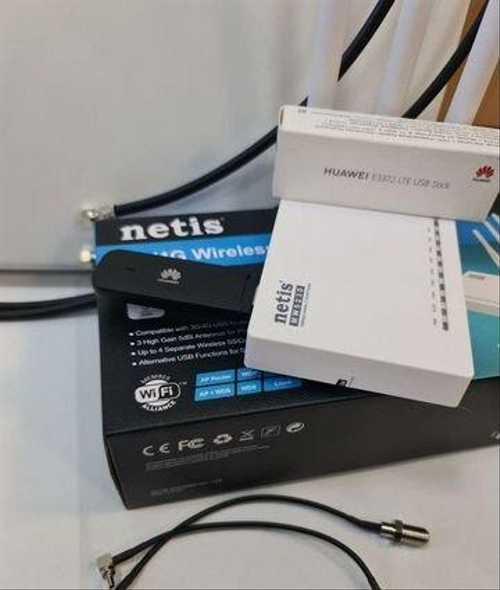 Интернет комплект Zeta + Huawei 3372+ Netis