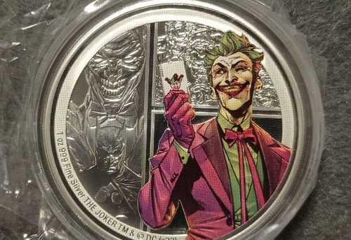 Монета Ниуэ 2023 Джокер Серебро