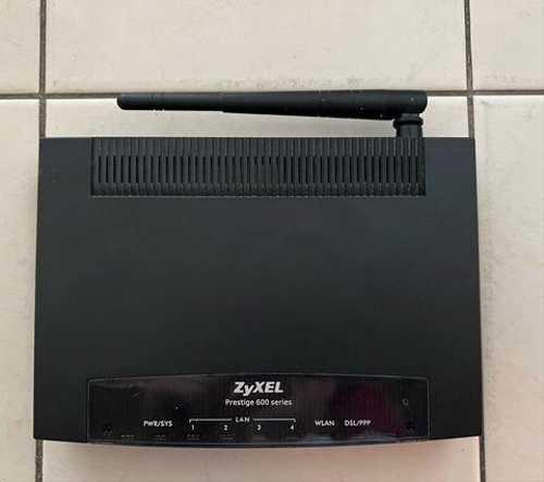 Wi-Fi adsl2+ роутер ZyXEL P-660HW