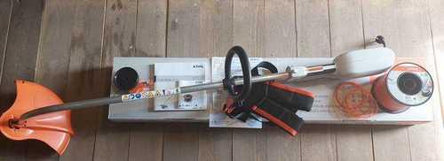 Комплект: триммер stihl FSE 81, ремень, леска