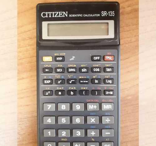 Инженерный калькулятор Citizen SR-135