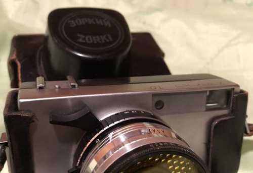 Плёночный фотоаппарат зоркий 10