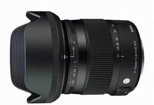 Sigma AF 17-70mm f/2.8-4.0 DC macro OS HSM new Nik