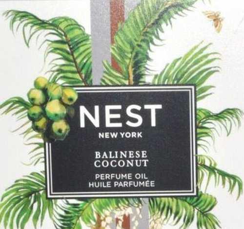 Nest New York Balinese Coconut Парфюмиров масло