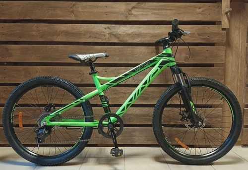 Велосипед подростковый Wind Matrix 24"зеленый