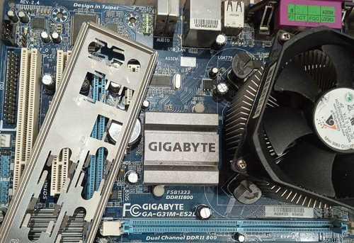 Материнская плата gigabyte 775 сокет g31 чипсет