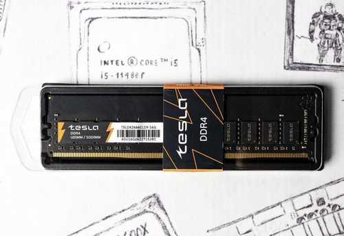 Оперативная память dimm DDR4 tesla 16Gb 2666Mhz