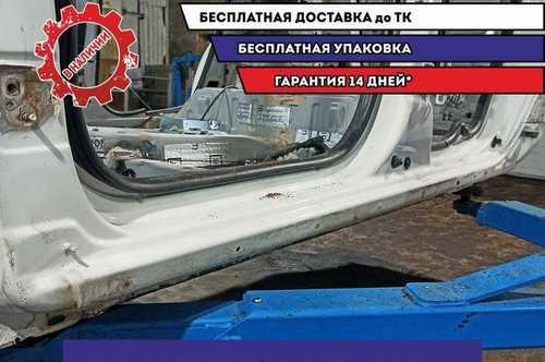 Порог со стойкой левый Renault Duster. Красился