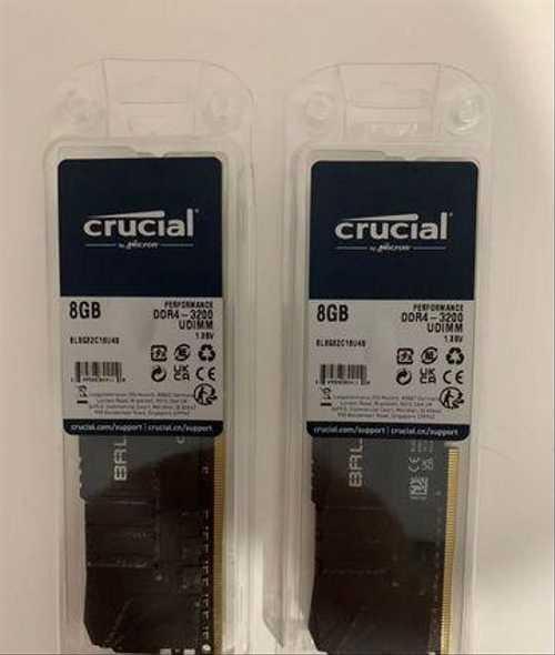 Оперативная память Crucial ballistix ddr4