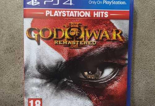 Игровой диск God of War 3 remaster PlayStation 4,5