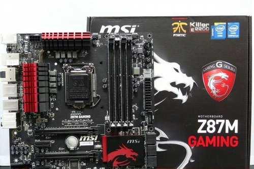 MSI Z87M gaming, Xeon 1230v3, DDR3-2400 32Gb