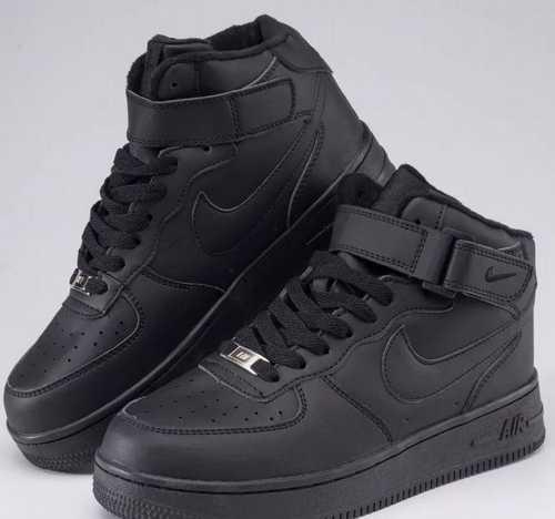 Зимние кроссовки Nike Air Force 1 mid с мехом