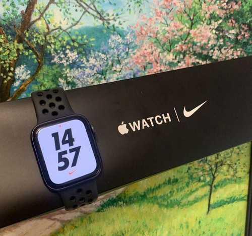 Часы apple watch se 44mm nike