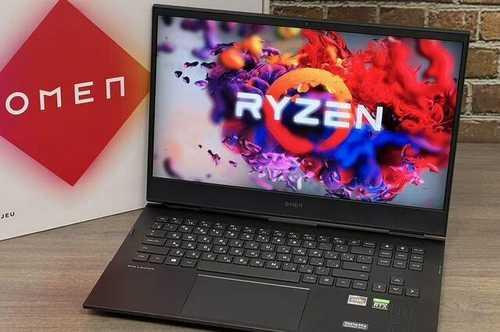 Игровой ноутбук HP omen Ryzen 7 RTX 3070 8GB