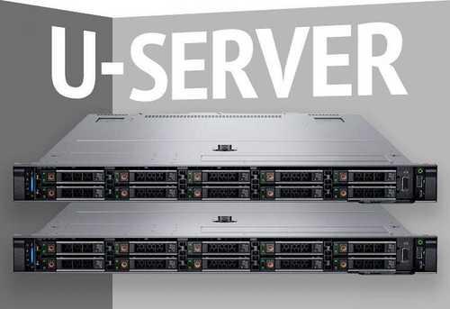 Сервер Dell R640 8SFF 2*6148 64Gb H730p 2*750W