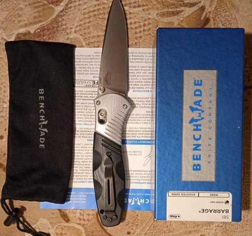 Нож складной benchmade barrage 581 оригинал M390