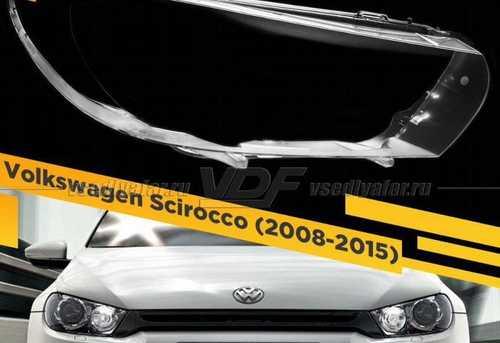 Стекло для фары Volkswagen Scirocco (2008-2015) Пр