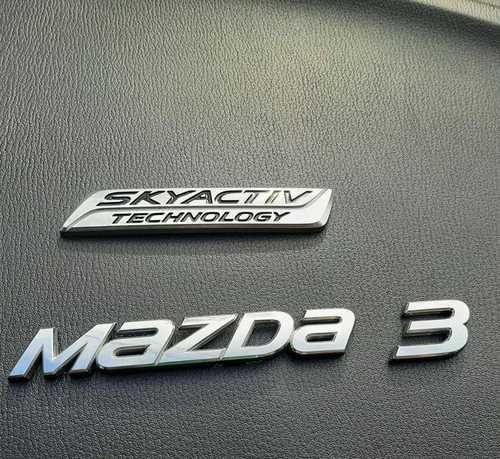 Эмблема Надпись Mazda 3 значек
