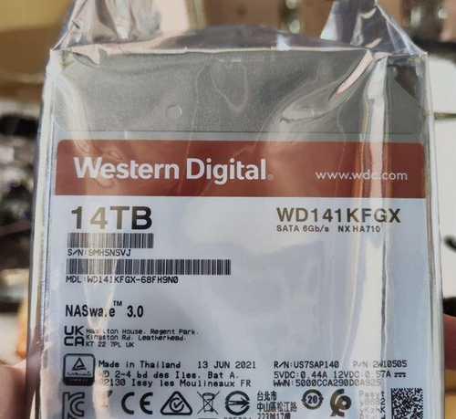 Новые NAS HDD WD Red Pro 14TB 7200RPM