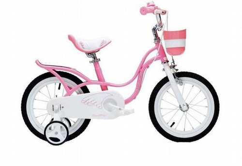 Велосипед royal baby little swan 18 розовый бу