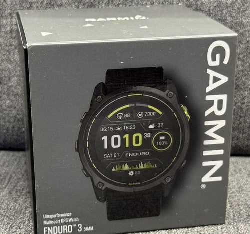 Garmin Enduro 3 51mm Solar Sapphire Titanium Часы
