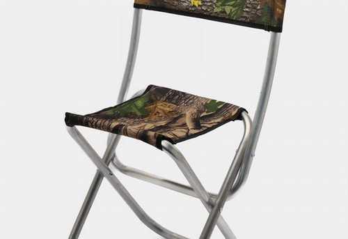 Складной стул аллюминиевый, со спинкой
