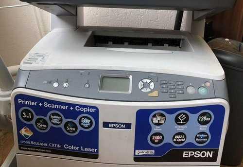 Принтер Цветной Epson AcuLaser Cx11N