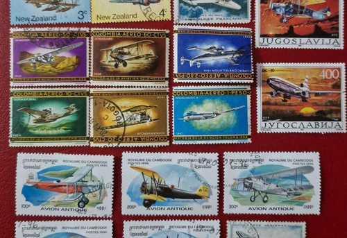 Почтовые марки Самолеты
