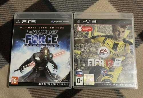 Star wars the force unleashed ps3 и fifa 17 ps3
