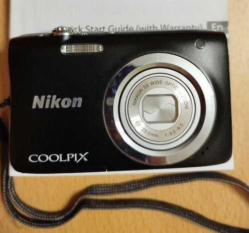 Цифровой фотоаппарат nikon coolpix A100