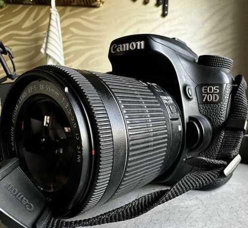 Зеркальный фотоаппарат Canon 70d kit