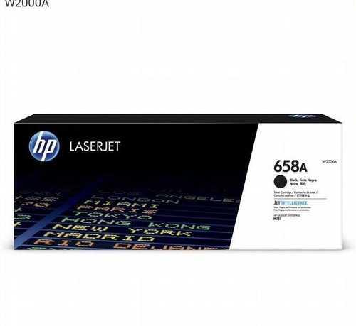 Тонер-картридж HP 658A Лазерный Черный 7000стр, W2