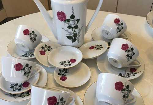 Столово- чайный сервиз роза кахла