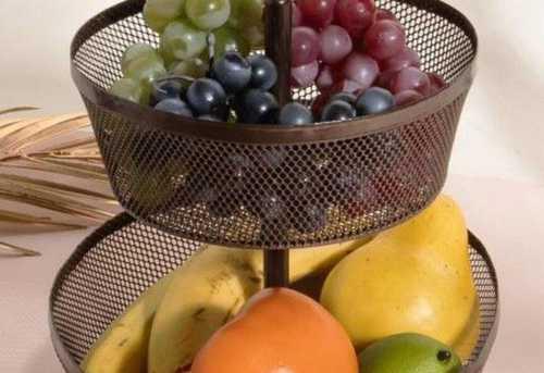Этажерка для фруктов металлическая
