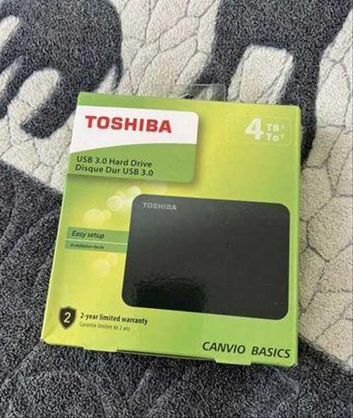 Внешний HDD Toshiba Canvio Basics hdtb440, 4тб